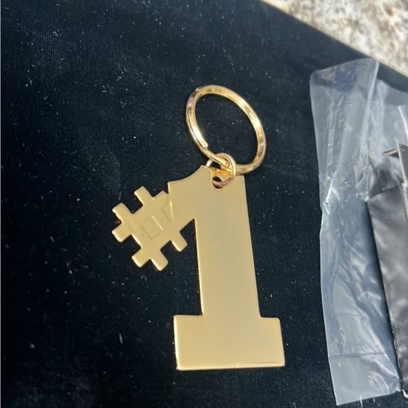 Other | Brand New Number 1 Brass Key Chain | Poshmark